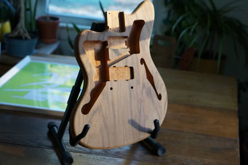 Warmoth Jazzmaster Body Left-Handed Mahogany with Rosewood | Reverb