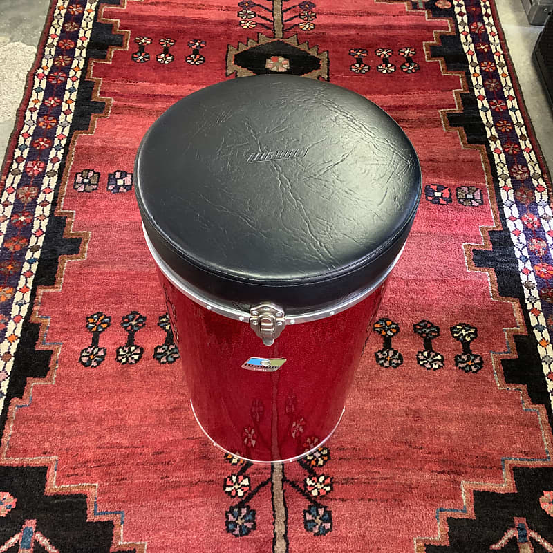 Ludwig Canister Throne - Sparkle Red With Original Bag | Reverb