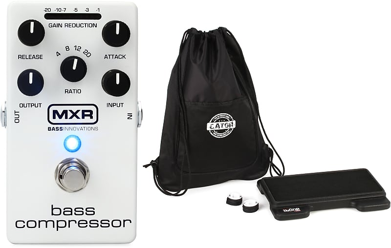 MXR M87 Bass Compressor Pedal Bundle with Gator G-Mini-Bone - | Reverb