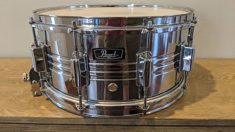 Vintage 70's Pearl Jupiter 6.5x14 Chrome over Brass Snare / | Reverb