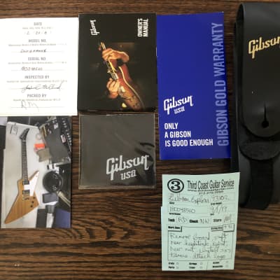 RARE! 2018 Gibson Explorer SPLIT HEADSTOCK 1 of 1 w/ OHSC | Reverb