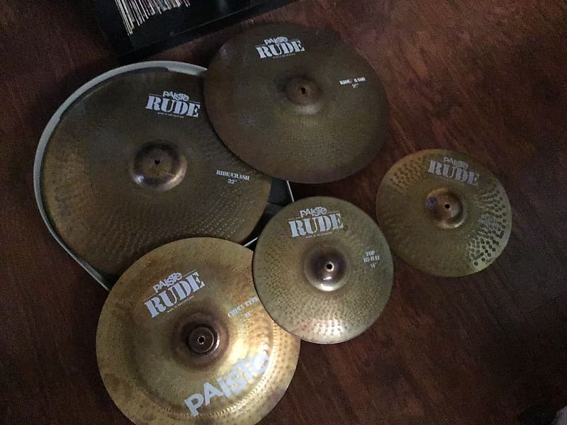 Paiste Rude cymbal pack 1980s | Reverb