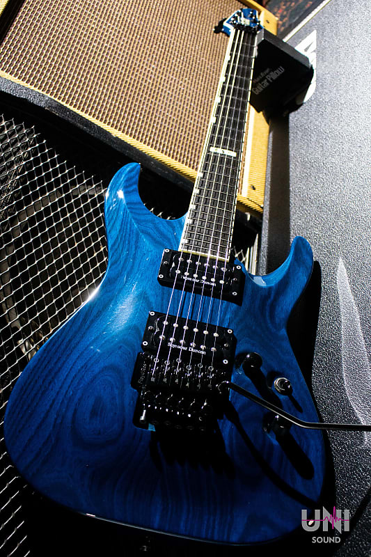 ESP HORIZON-II See Thru Blue 2007 | Reverb