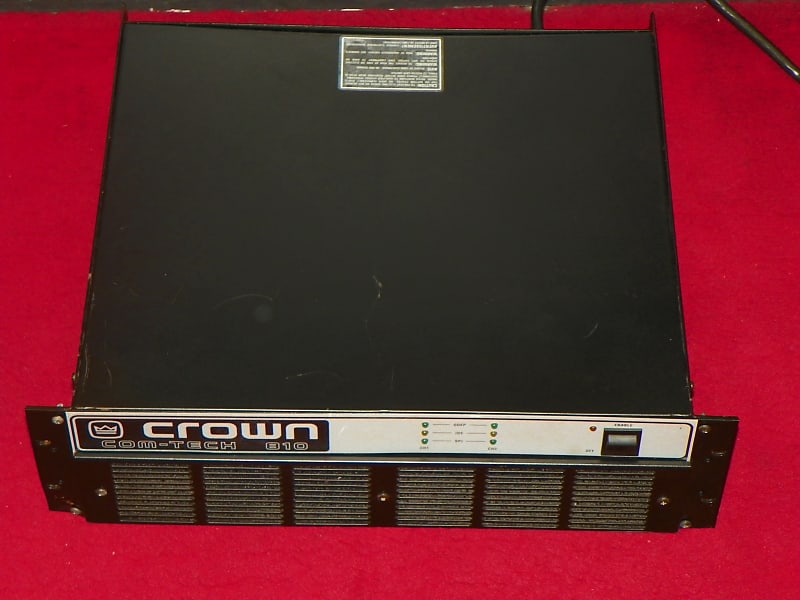 Crown Com-Tech 810 Power Amp | Reverb