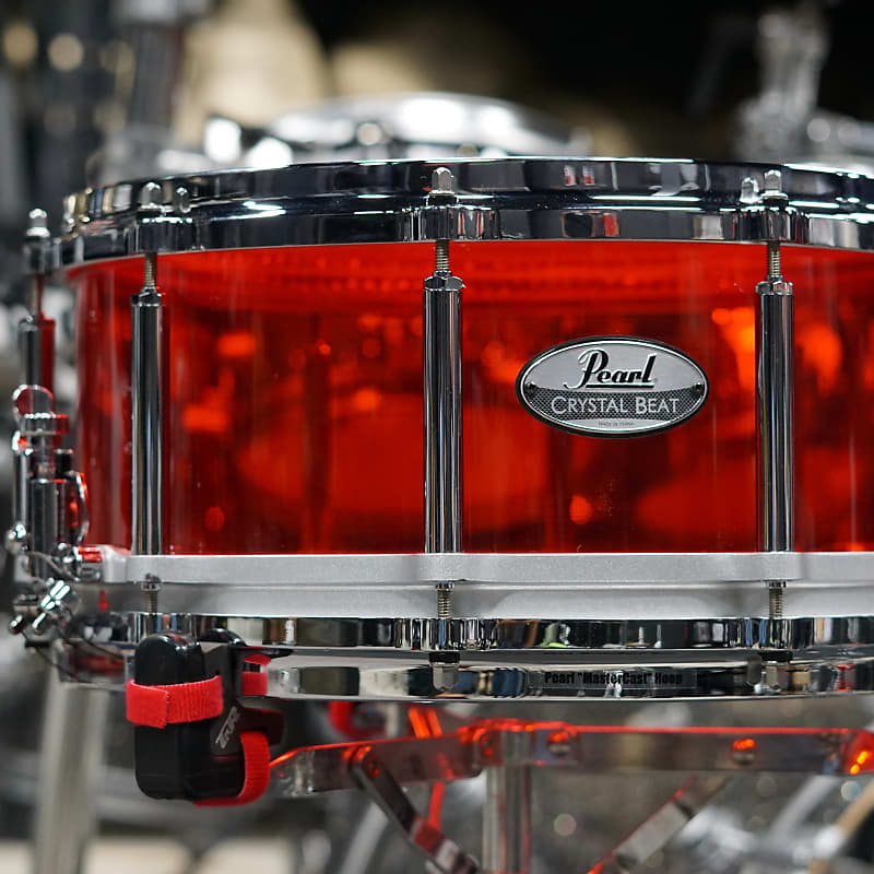 Pearl Crystal Beat Free Floating Snare Drum - 14" x 6.5" | Reverb