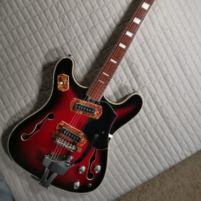 Vintage 1960's MaxiTone Bruno (Matsumoku) hollow body | Reverb