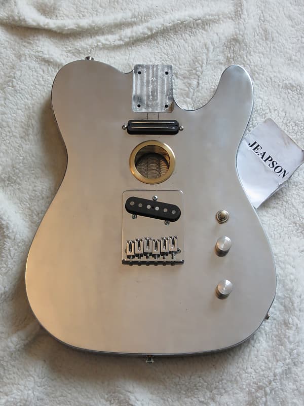 Aluminum alu chrome telecaster body with pickups - | Reverb Canada