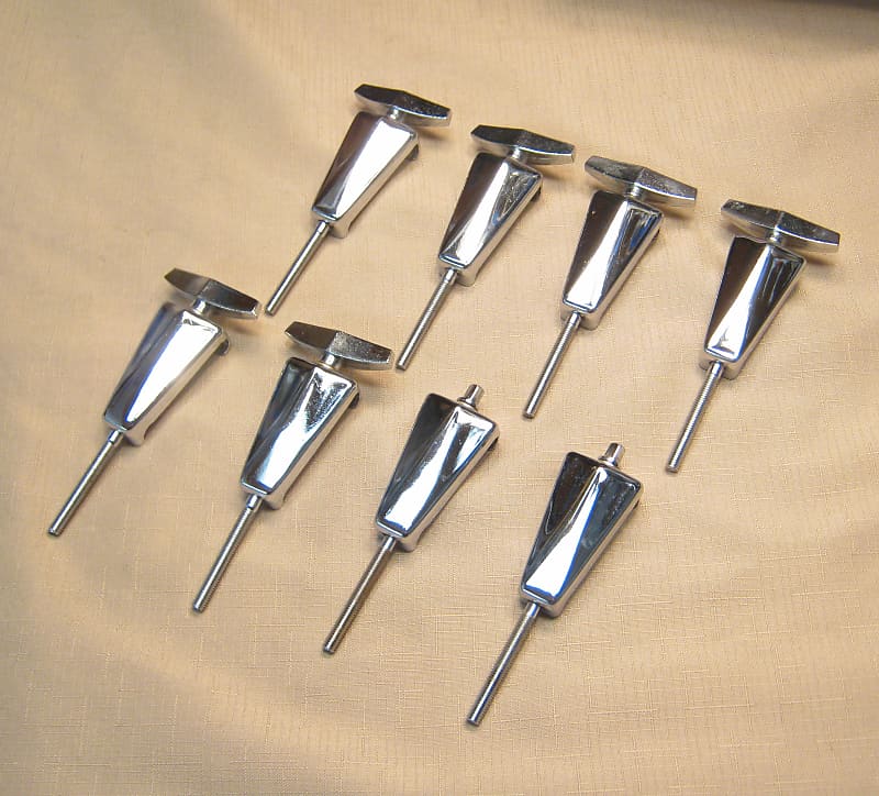 Pearl Export T Rods Key Rods and Claws for Bass Drum Set of 8 | Reverb