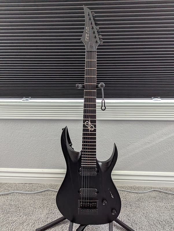 Solar A1.7BOP 2020 - Black Open Pore with Solar Hard Case | Reverb