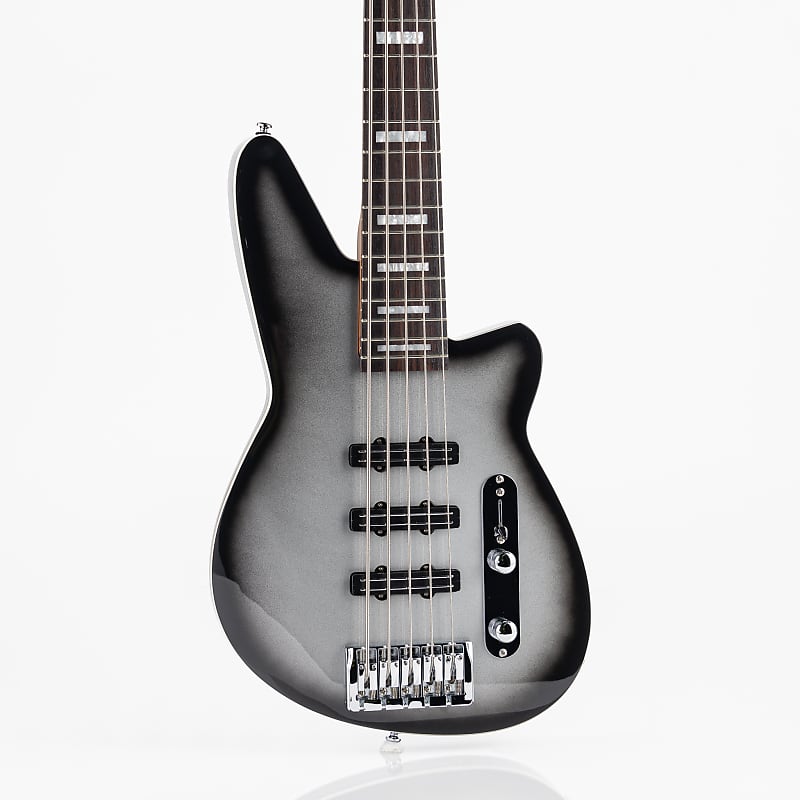 Reverend Triad 5 Bass - Silver Burst | Reverb