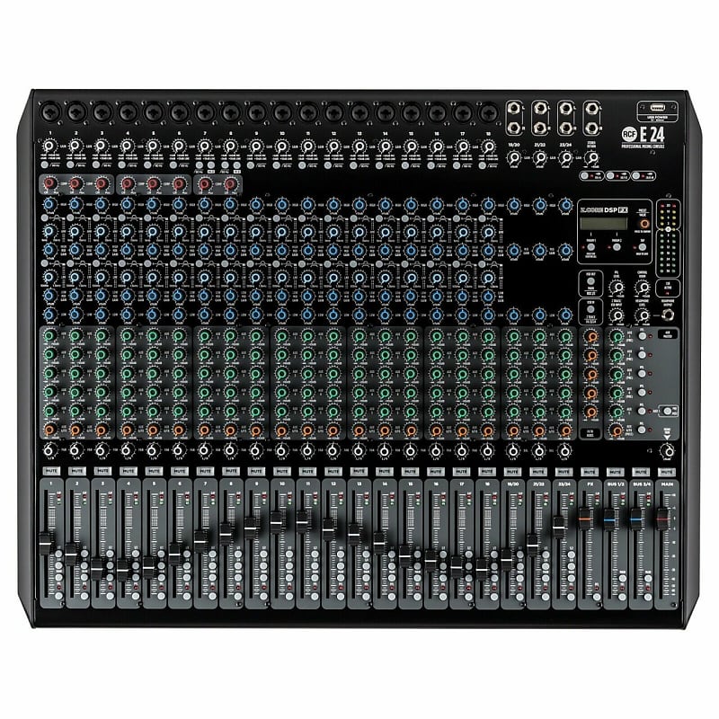 RCF E 24 24-Channel Mixing Console With superior Effects & | Reverb