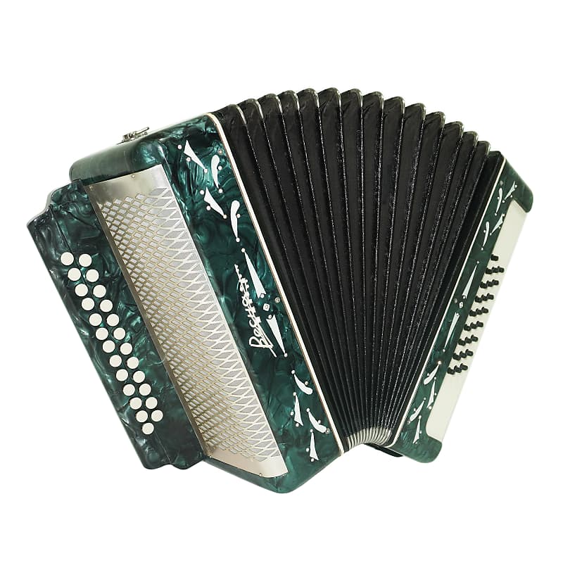 Vintage Bayan Harmonica Vesna Small Button Accordion Garmon | Reverb