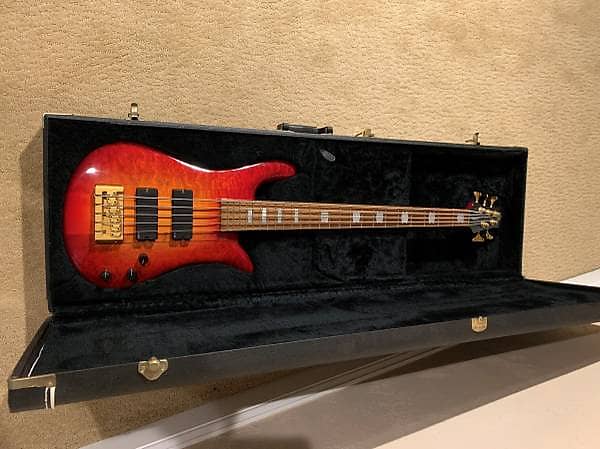 1994 Spector NS 5 Cherry Sunburst | Reverb