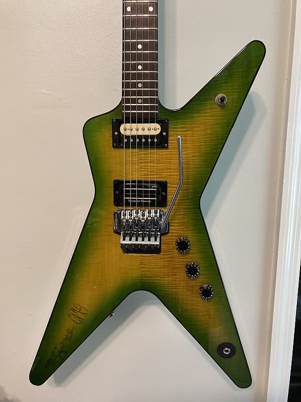 Washburn Dime 333 1999 - Dime Slime AUTOGRAPHED by | Reverb Canada