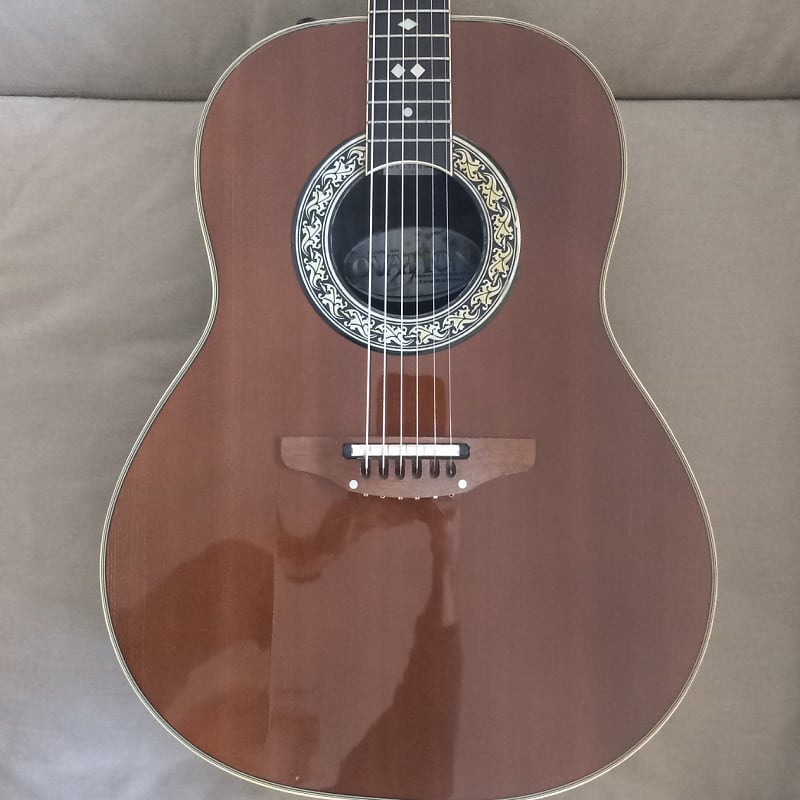 Ovation Model 1651 Stereo "John Lennon " Nutmeg Guitar 1981 | Reverb