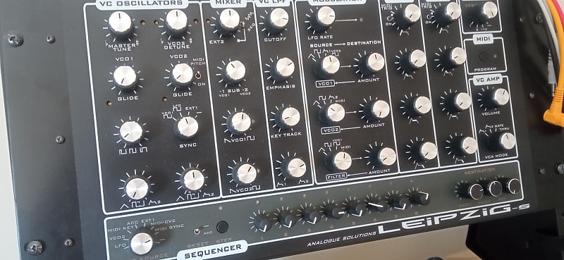 Analogue Solutions Leipzig-S Analog Monosynth with Sequencer | Reverb