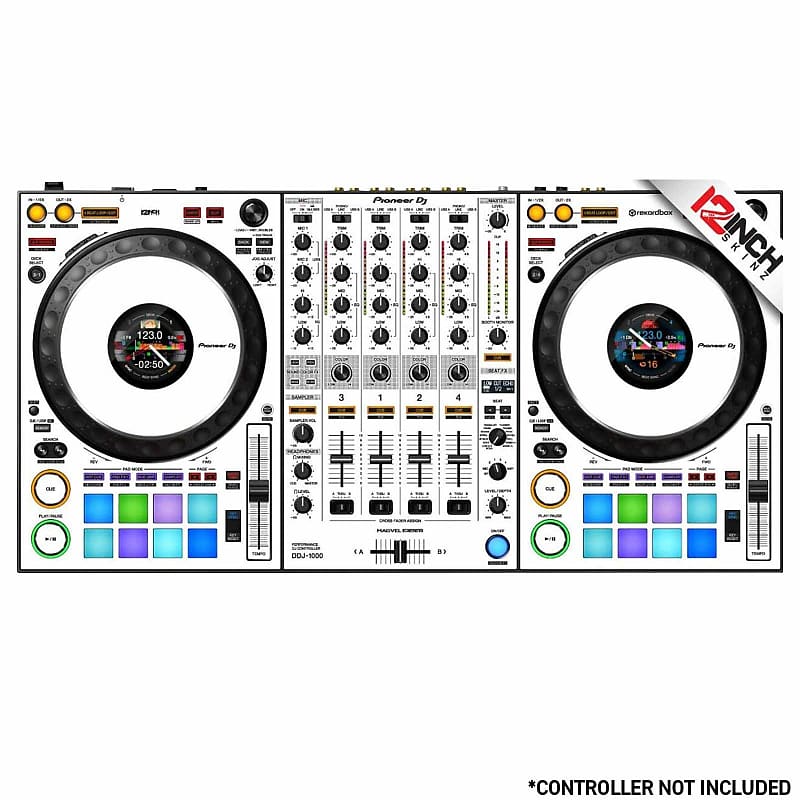 12 Inch Skinz White and Black Hardware Overlays to fit | Reverb