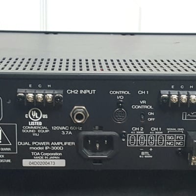 TOA IP-300D 600-watt Power Amplifier | Reverb