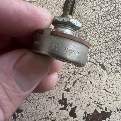 1968 Fender Stratocaster CTS volume pot very rare 1969 | Reverb