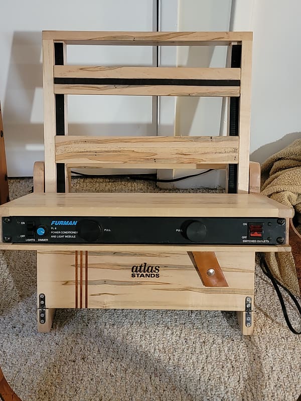 Atlas Stands Custom with rack mount and pedal board NA | Reverb