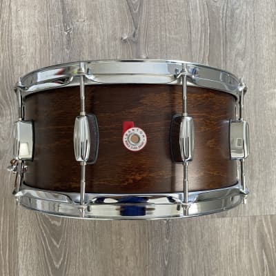 MAGSTAR 6.5x14" Custom Maple Snare Drum 1990's Satin Maple | Reverb