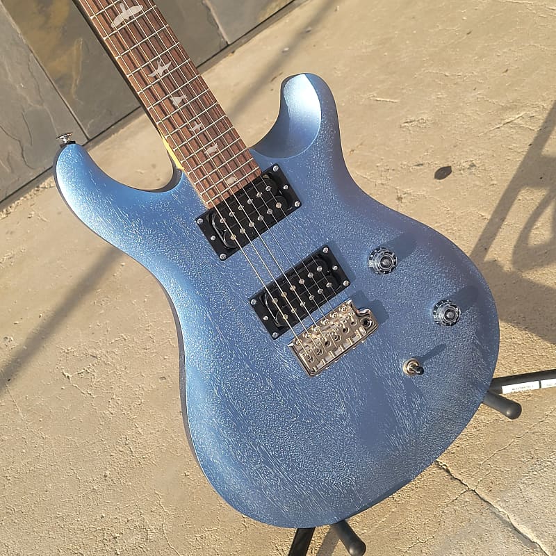 PRS SE CE24 Standard Ice Blue Metallic Satin | Reverb