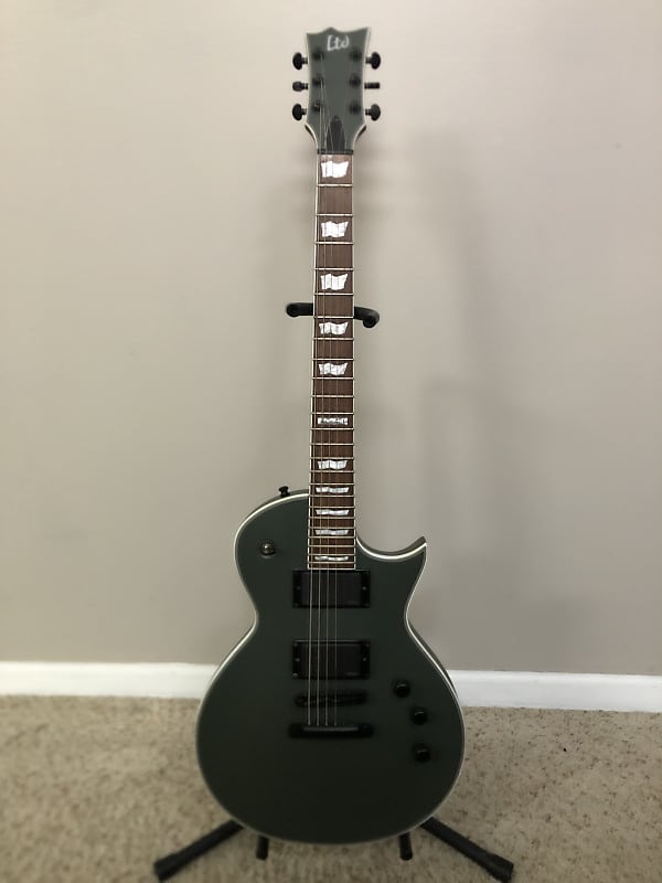 ESP LTD EC-401 Military Green Satin | Reverb