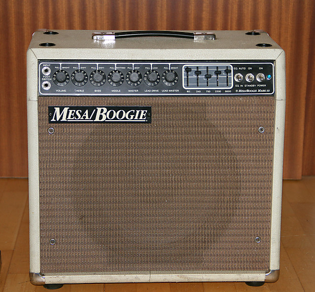 Mesa Boogie Mark III Blue Stripe 1988/89 White | Reverb