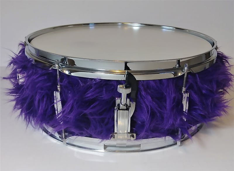 14 x 5 1/2" Furry Purple Snare! | Reverb