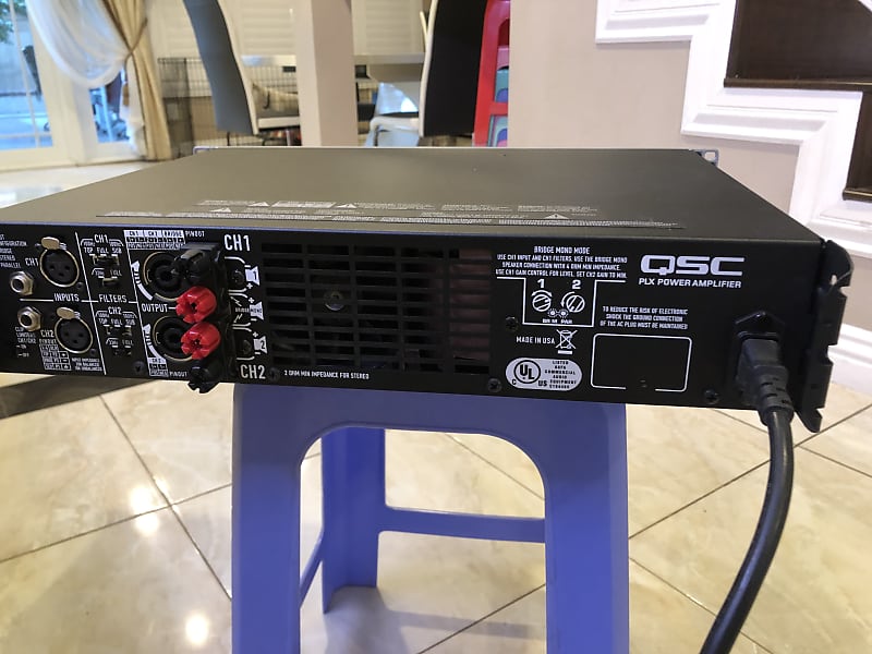 QSC PLX2502 powered amplifier | Reverb