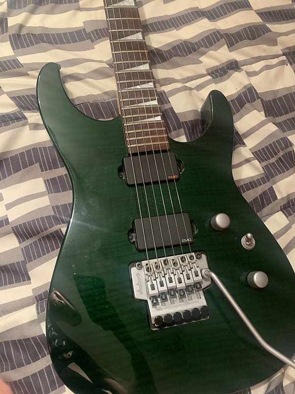 Jackson DR3 Dinky Pro Series MIJ. Emerald Burst | Reverb
