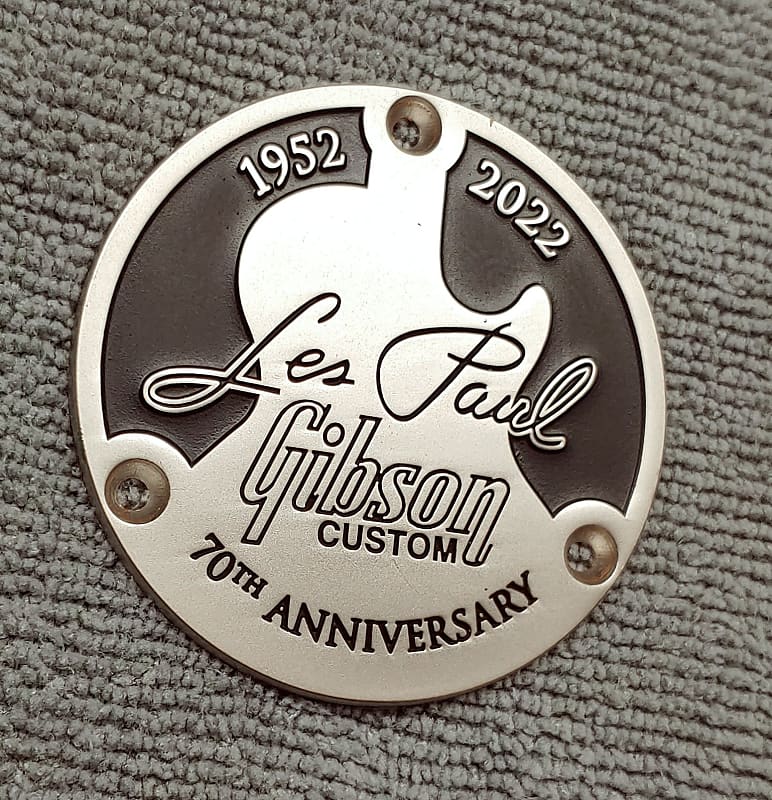 Gibson Les Paul Custom Shop Switch Cover Medallion 70th R7 R8 | Reverb
