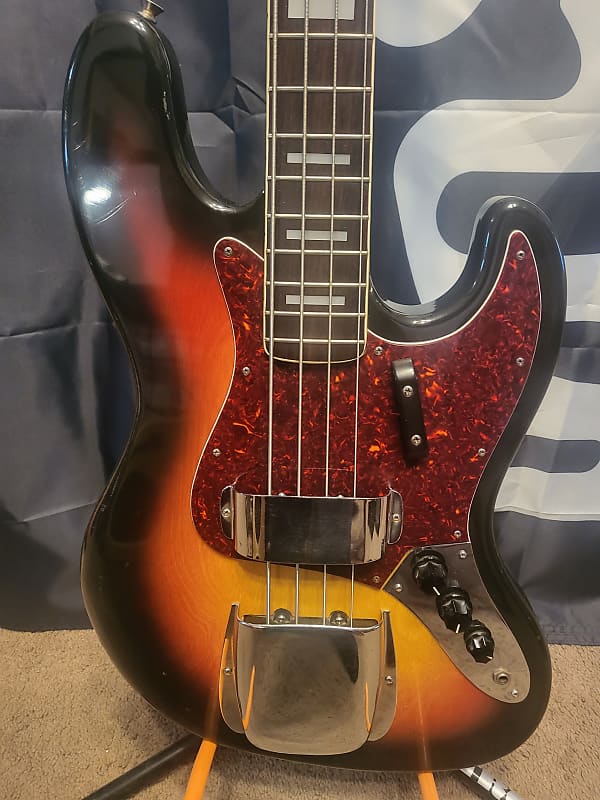 Electra 2271 Jazz Bass 1972 Sunburst | Reverb