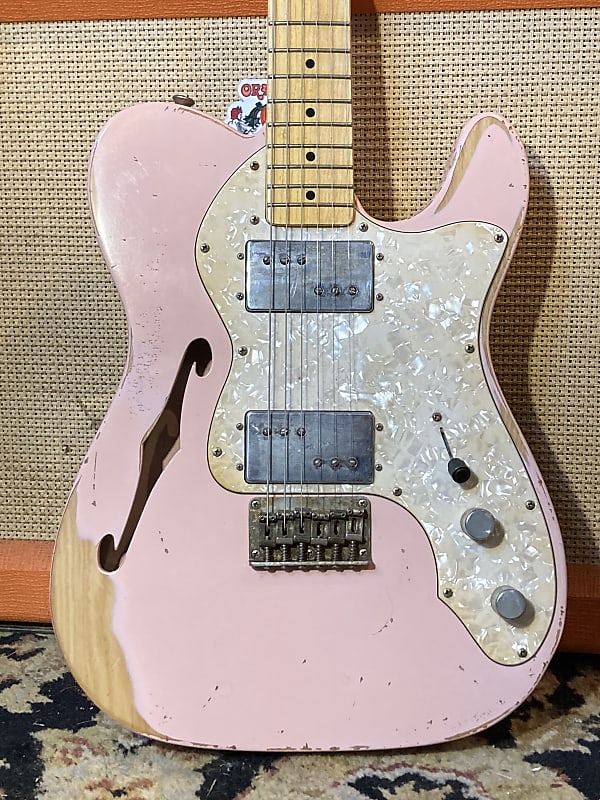 Partscaster UNDER 7 LBS! Thinline Singlecut Custom Relic | Reverb