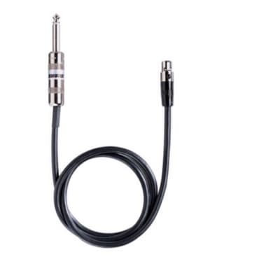 Shure WA302 1/4" Straight TS to 4-Pin Mini Connector | Reverb