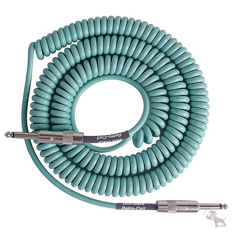 Lava Cable Retro Coil Instrument Cable 20' Straight-Straight | Reverb