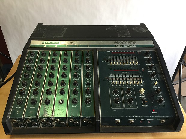 Shure Pro Master 700 Power Console | Reverb