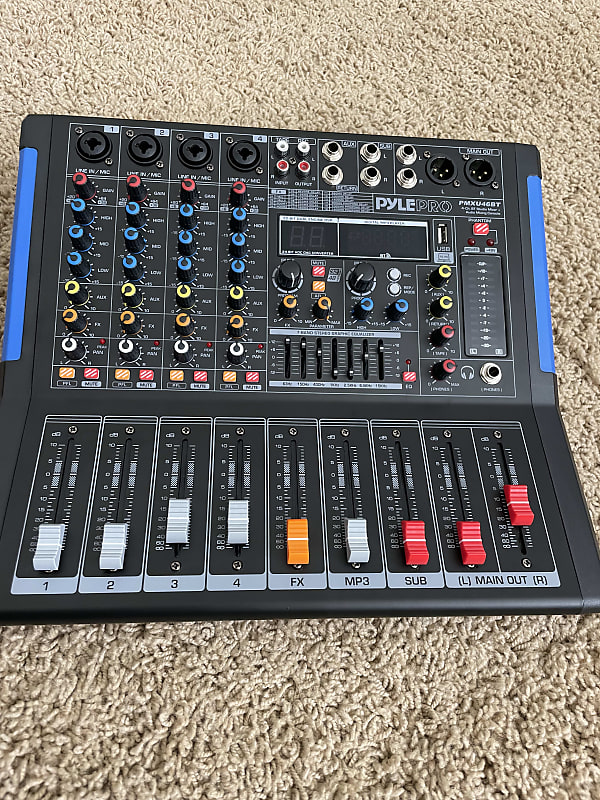 Pyle 4-Channel Bluetooth Studio Audio Mixer 2023 - black | Reverb