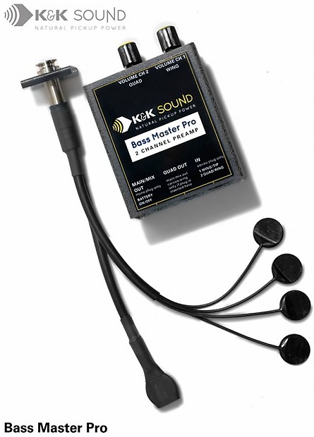 K&K Sound Systems Bass Master Pro Pickup System for Upright | Reverb