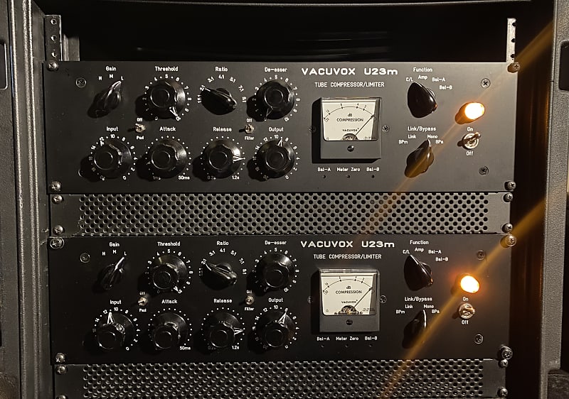 Vacuvox U23M Tube vari mu compressor limiter pair (skip | Reverb UK