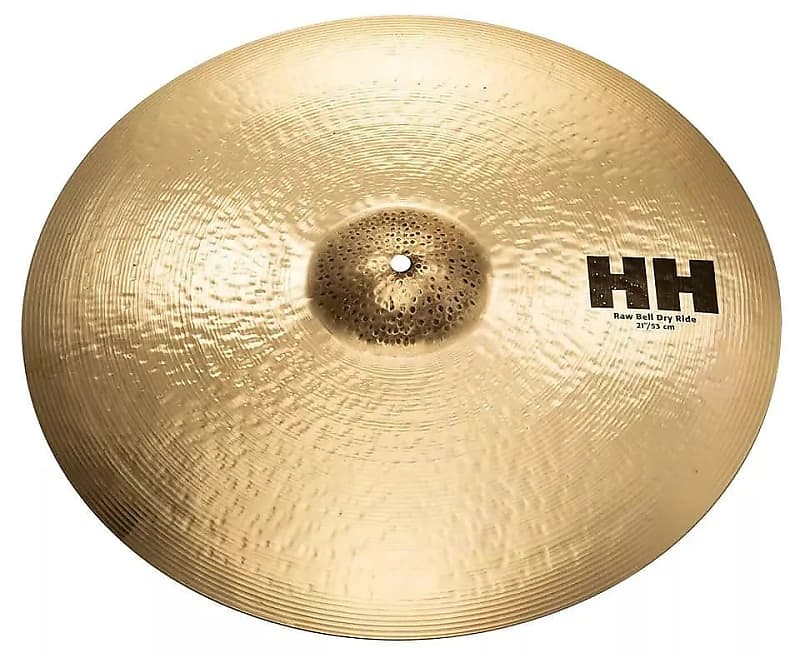 Sabian 21" HH Raw Bell Dry Ride Cymbal | Reverb