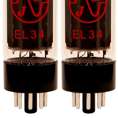 JJ Electronic EL34 Apex Burned-In Matched Pair | Reverb