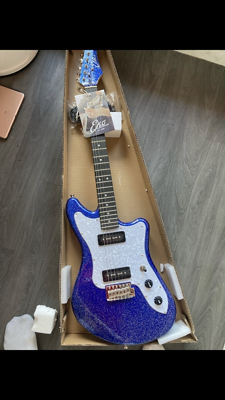 Eko Camaro VR P90 1970 Blue Sparkle | Reverb