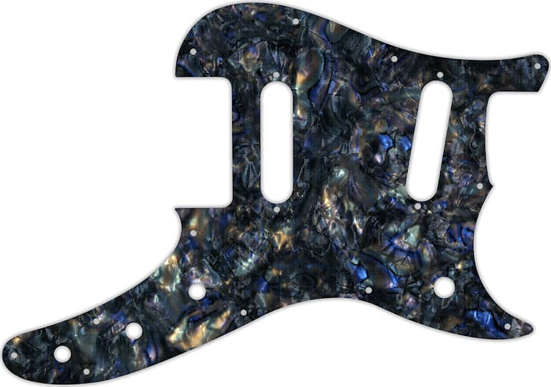 WD Custom Pickguard For Fender Duo-Sonic Offset SS #35 Black | Reverb
