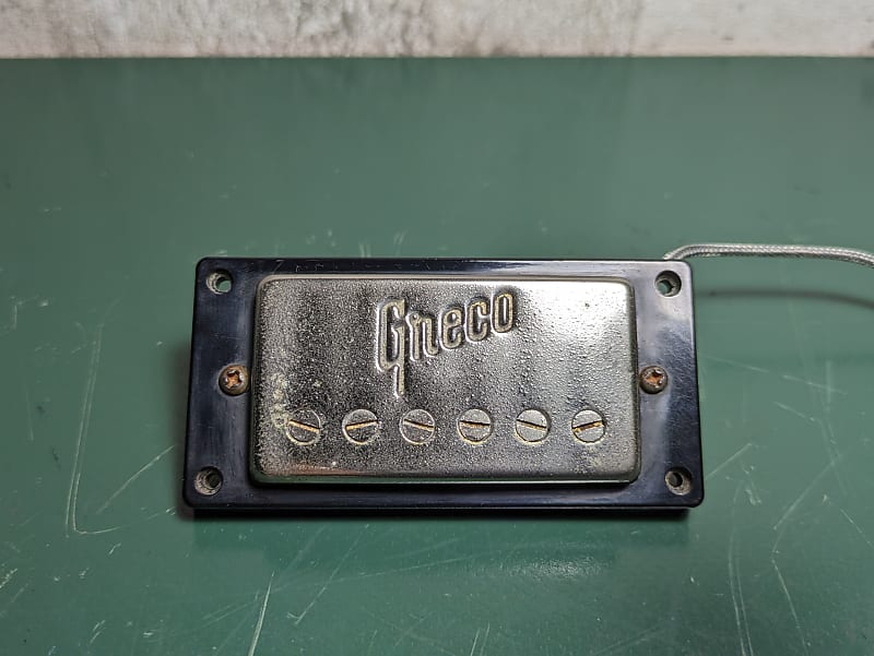 Greco Maxon PAF Humbucker 70's Gibson Logo Clone Les Paul | Reverb