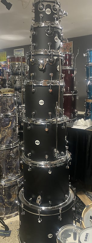DW DW Design Series Black Satin | Reverb