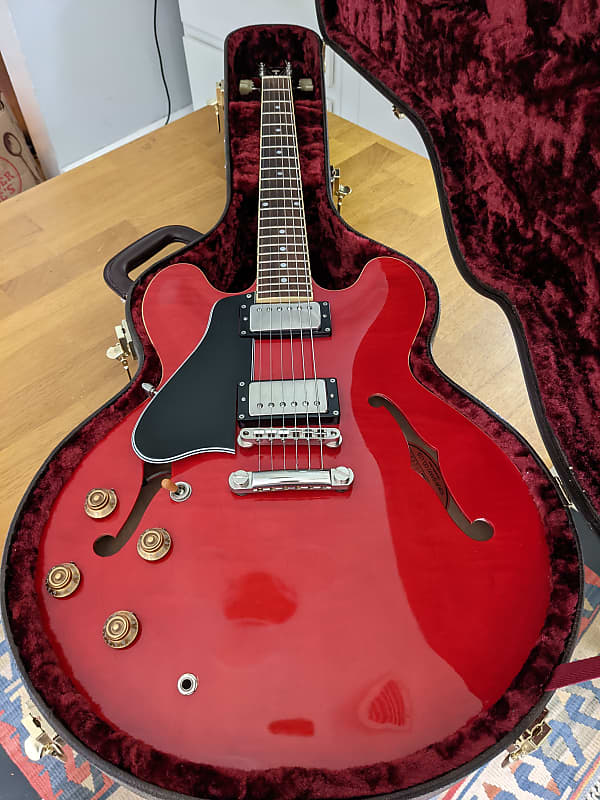 Left-Handed 2010 Tokai ES160L-CM SR | Reverb