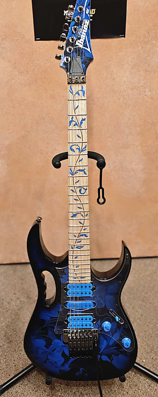 Ibanez Jem 77P Blue Floral Pattern | Reverb