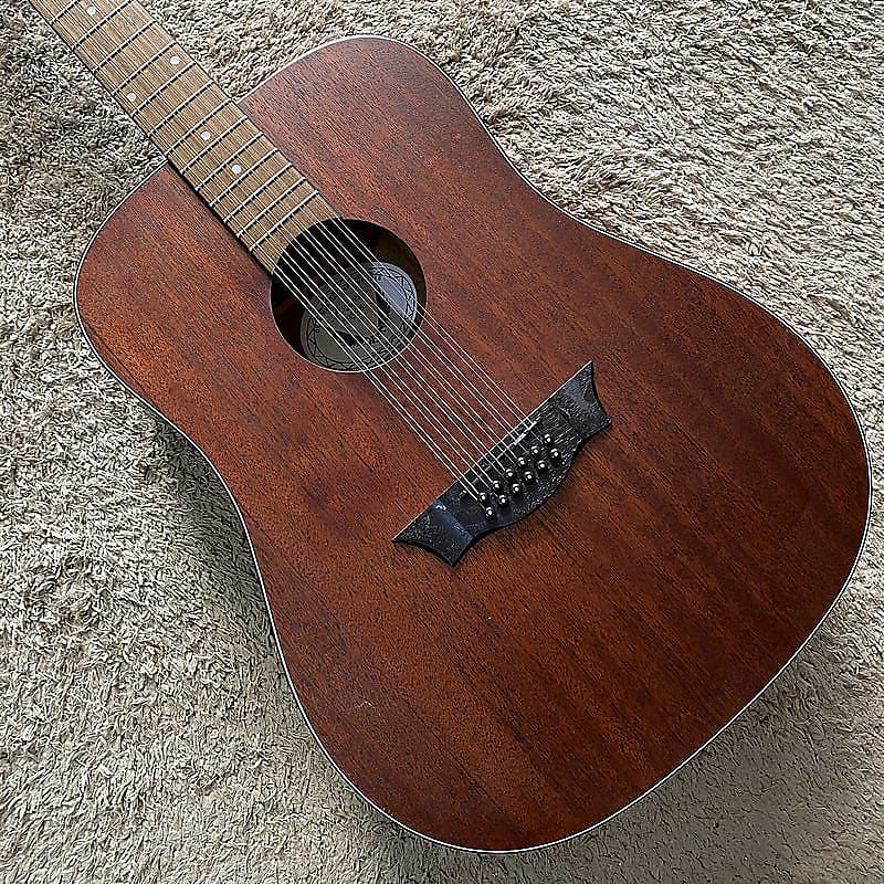 Dean 12 String Acoustic Guitar, Mahogany Body and Neck, | Reverb