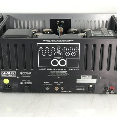 Manley Labs 440/200 Watt Monoblock Reference Amplifier (Pair) | Reverb